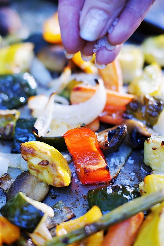 Easy Oven-Roasted Summer Vegetables | The Kitchen is My Playground