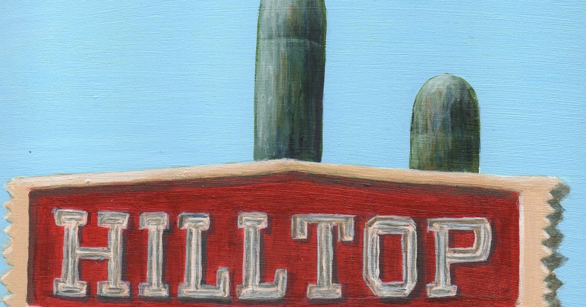 Debbie Shirley Art: Hilltop - Small Acrylic Painting of Iconic Hilltop ...