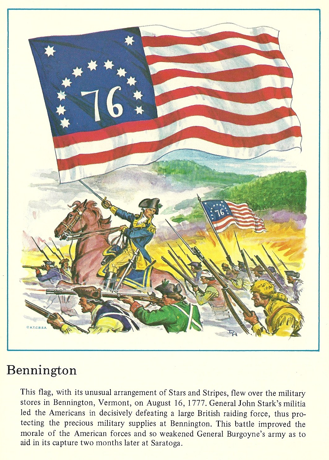 Rogers Park Retro: Flags of America: the Bennington flag