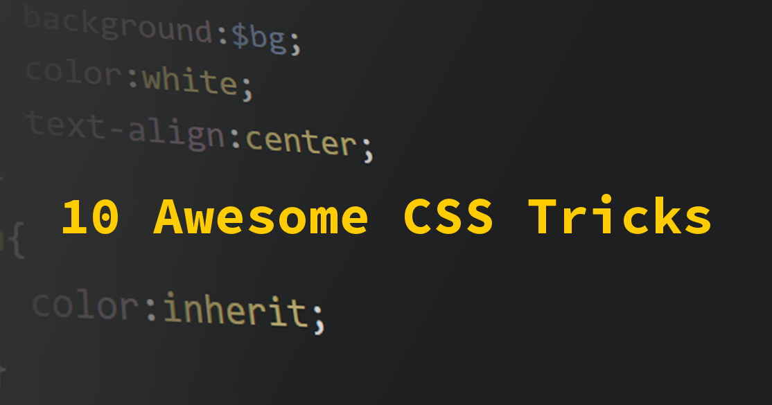 5 Awesome CSS3 Tricks
