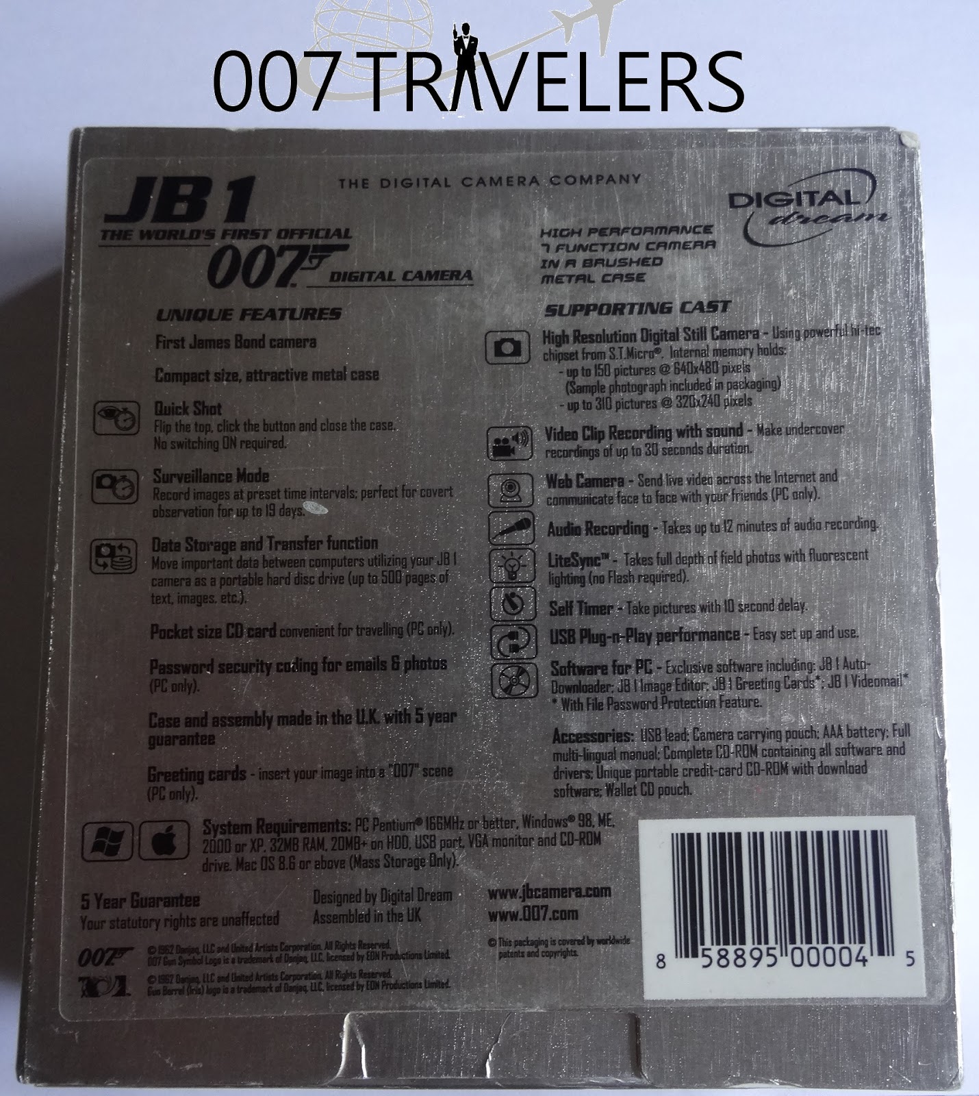 007 Item: JB 1 The world’s first official 007 digital camera - 007 ...