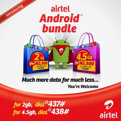Airtel Unveils Internet Bundles for Android Devices