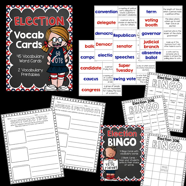 Going Strong in 2nd Grade: Get Out & Vote! Election Classroom Resources ...
