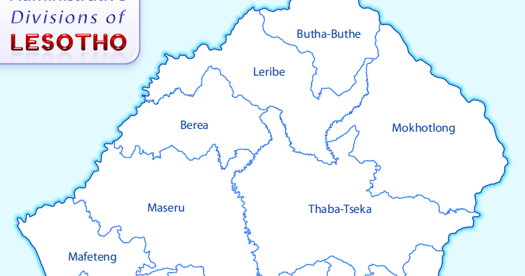 GeoFact of the Day: Lesotho's Districts