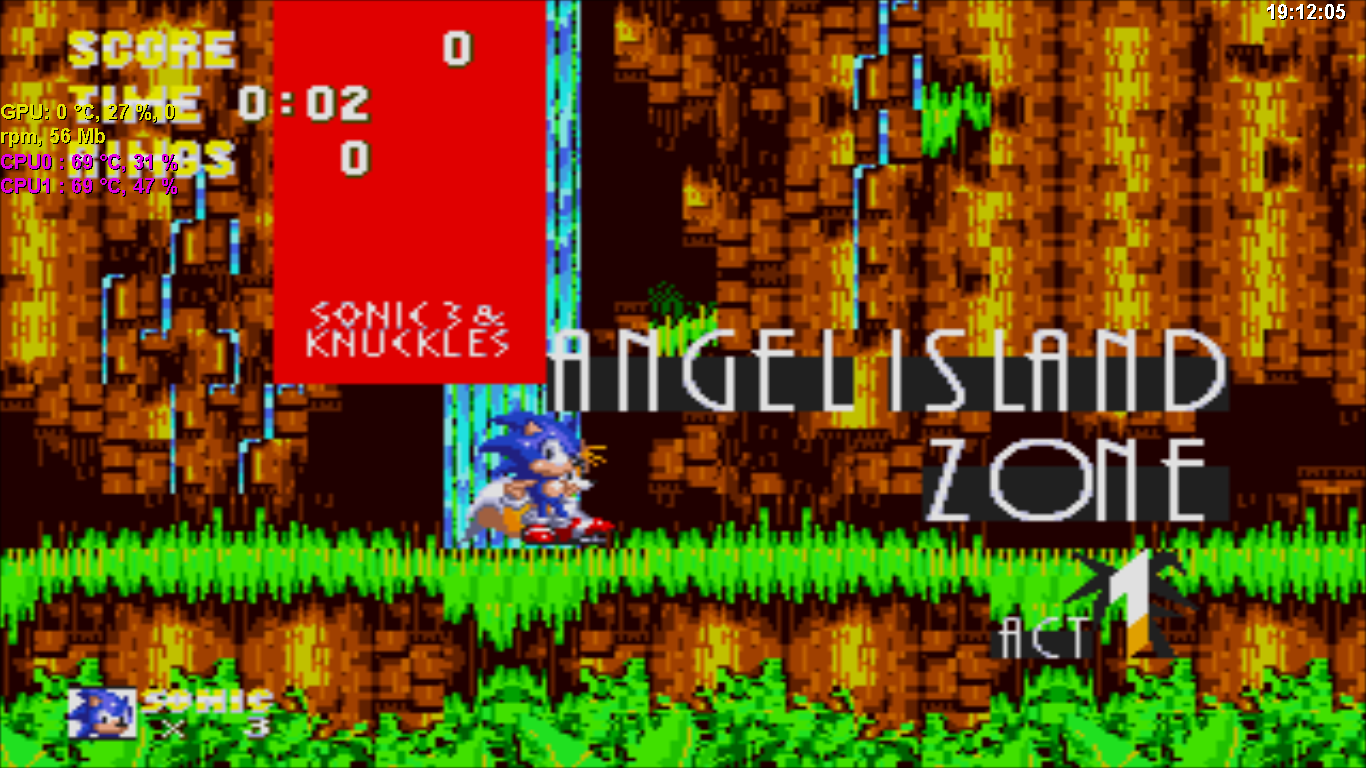 Retro Gaming Screenshots: Sonic 3 Act 1 Screenshots