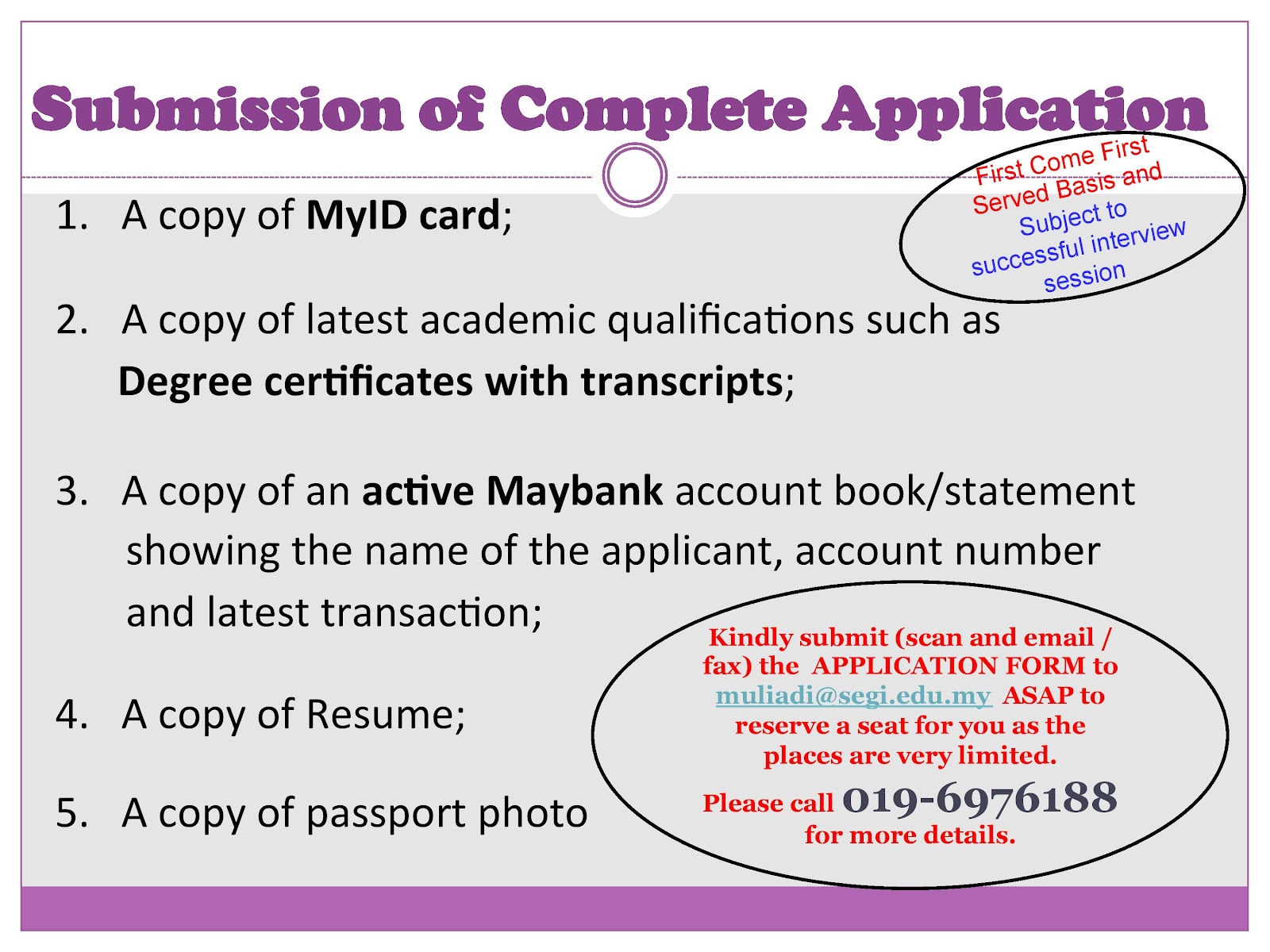 Graduate Career Accelerated Program (GCAP) 2012 | daddydian