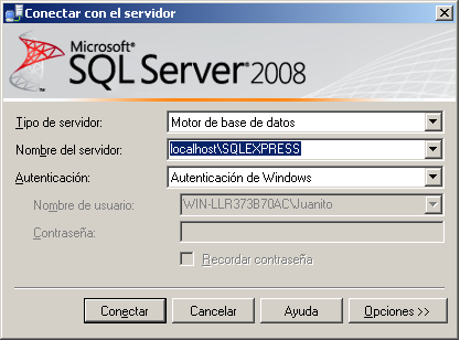Conectar Por Primera Vez Sql Server 2008 - cita previa centro salud ...