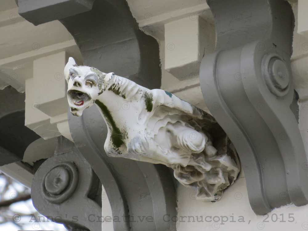 Anne's Creative Cornucopia: House Gargoyles - Photograph