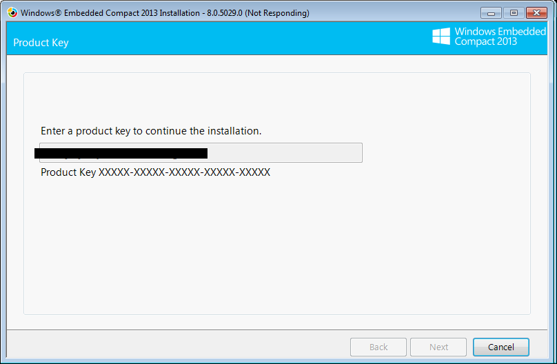 Johnny's space: Windows Embedded Compact 2013 - Installation (安裝篇)