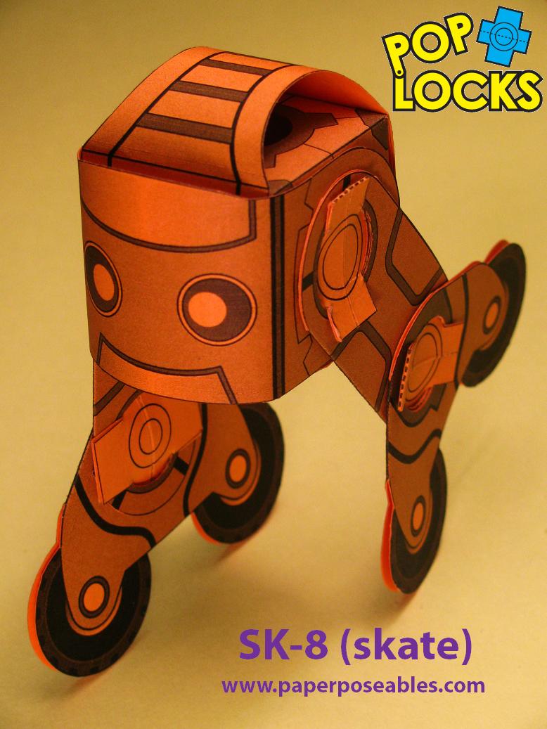 Paper Poseables: Wheely Bopper