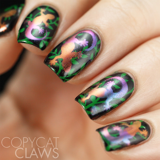 Copycat Claws: The Digit-al Dozen does Rainforest - Lizard Nails