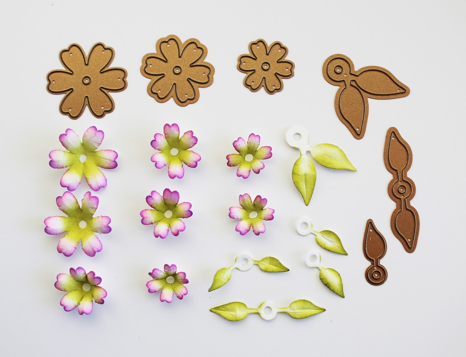 Designs by Marisa: Spellbinders - Flower Tile Card