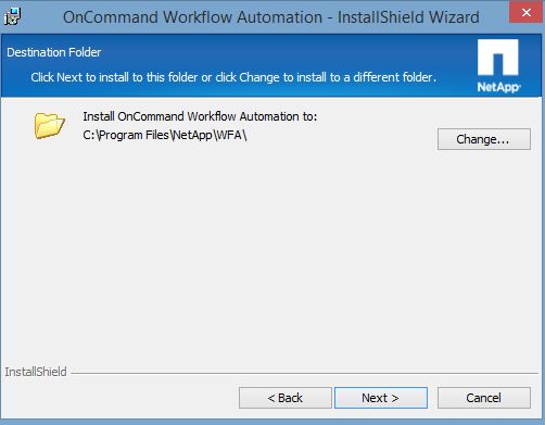 Remote Infrastructure Management: NetApp WFA Management