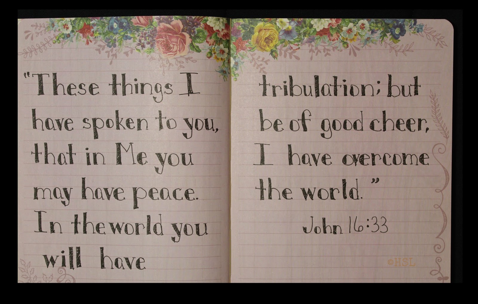 Home Sweet Life: John 16:33