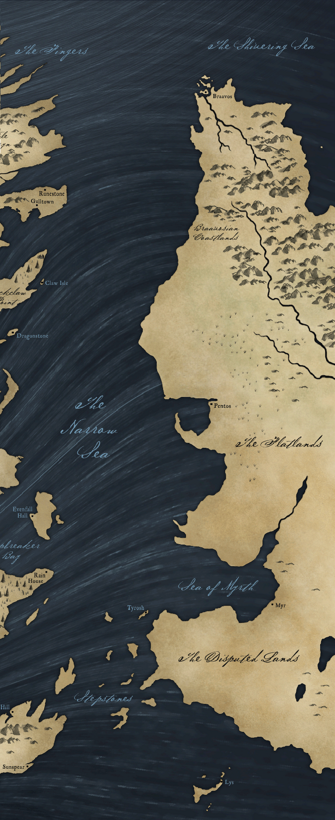 Essos Map High Resolution