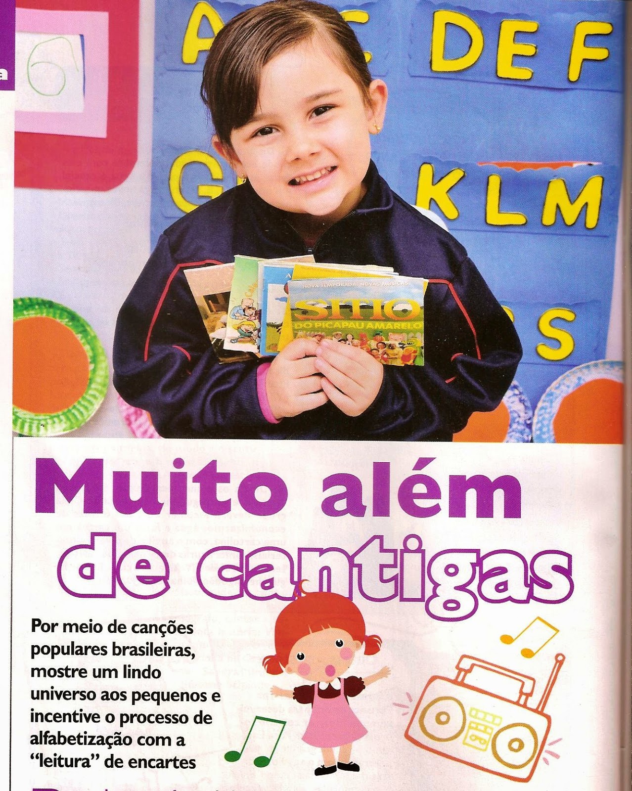BRINCANDO COM CORES: Cantigas: Alfabetização através de encarte dos cds ...
