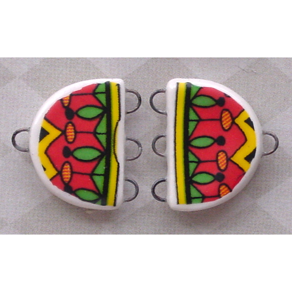 Pajego Art House: New 1 to 3 Ceramic Jewelry Connectors