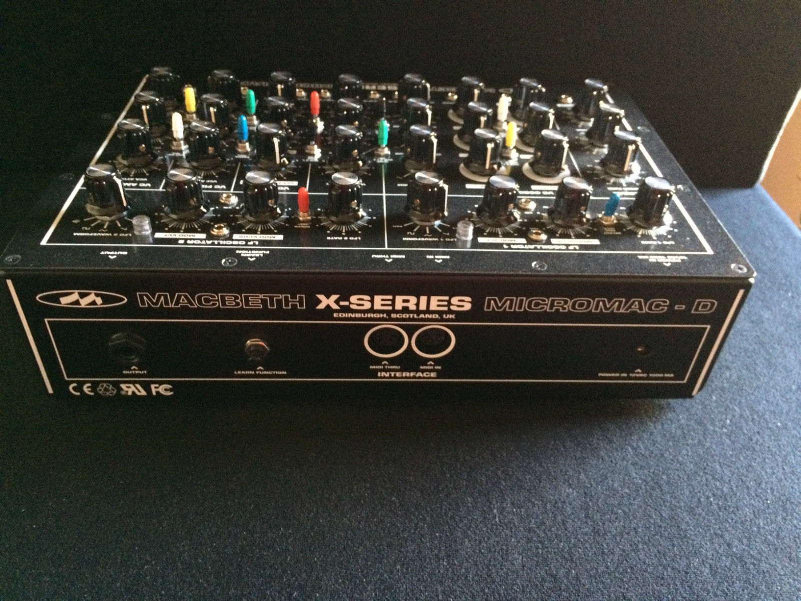 MATRIXSYNTH: macbeth micromac d desktop analog synth