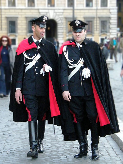 Half Windsor Full Throttle: Stylish Italian Police Uniforms - Carabinieri