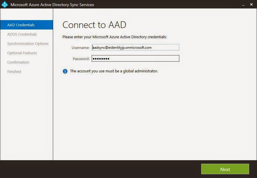 IdM実験室: [AAD/Office365]AAD Sync Betaを試す