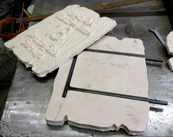 Small sign structure - Precision Board