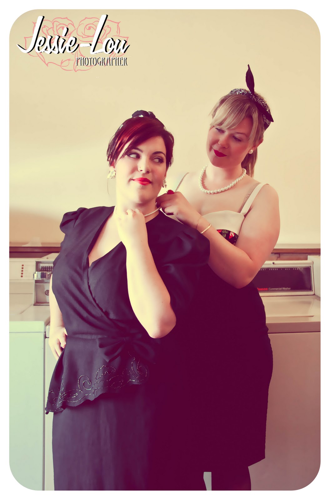 Just A Little Under The Weather Vintage Launderette Photoshoot