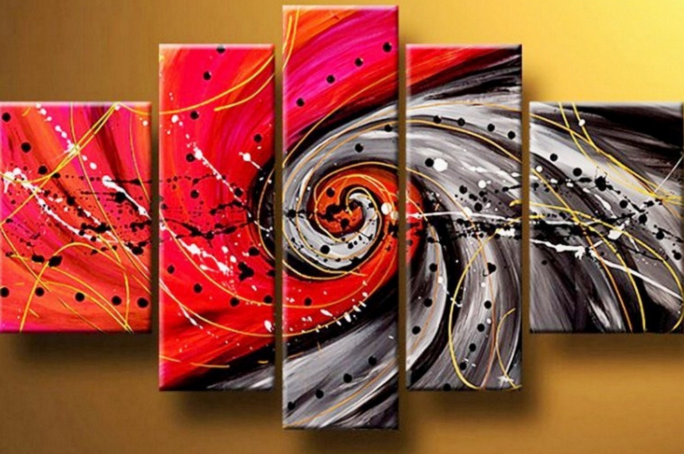 Historia y evolución de la pintura artística : Cuadros Abstractos Modernos