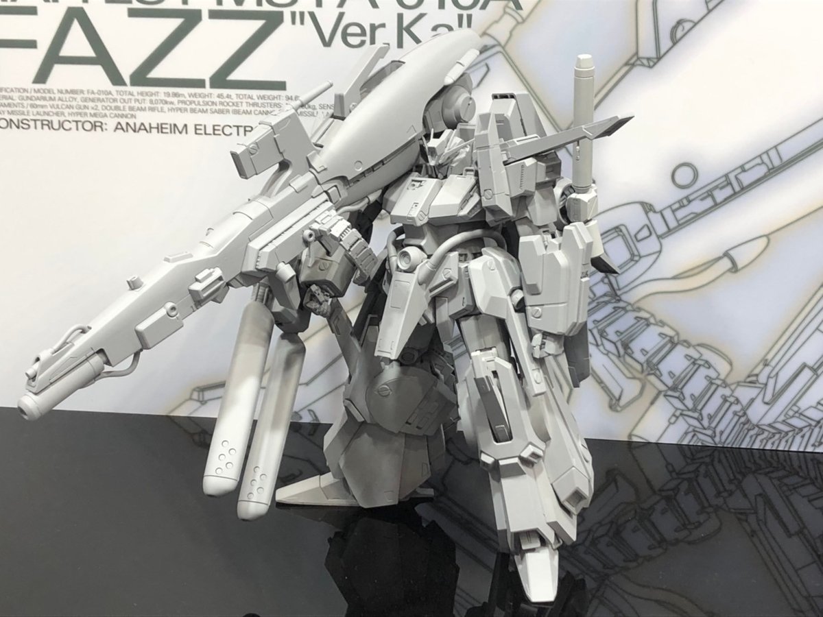 【2019 HOBBY SHOW】MG 1/100 FA-010A FAZZ 鋼彈 Ver.Ka