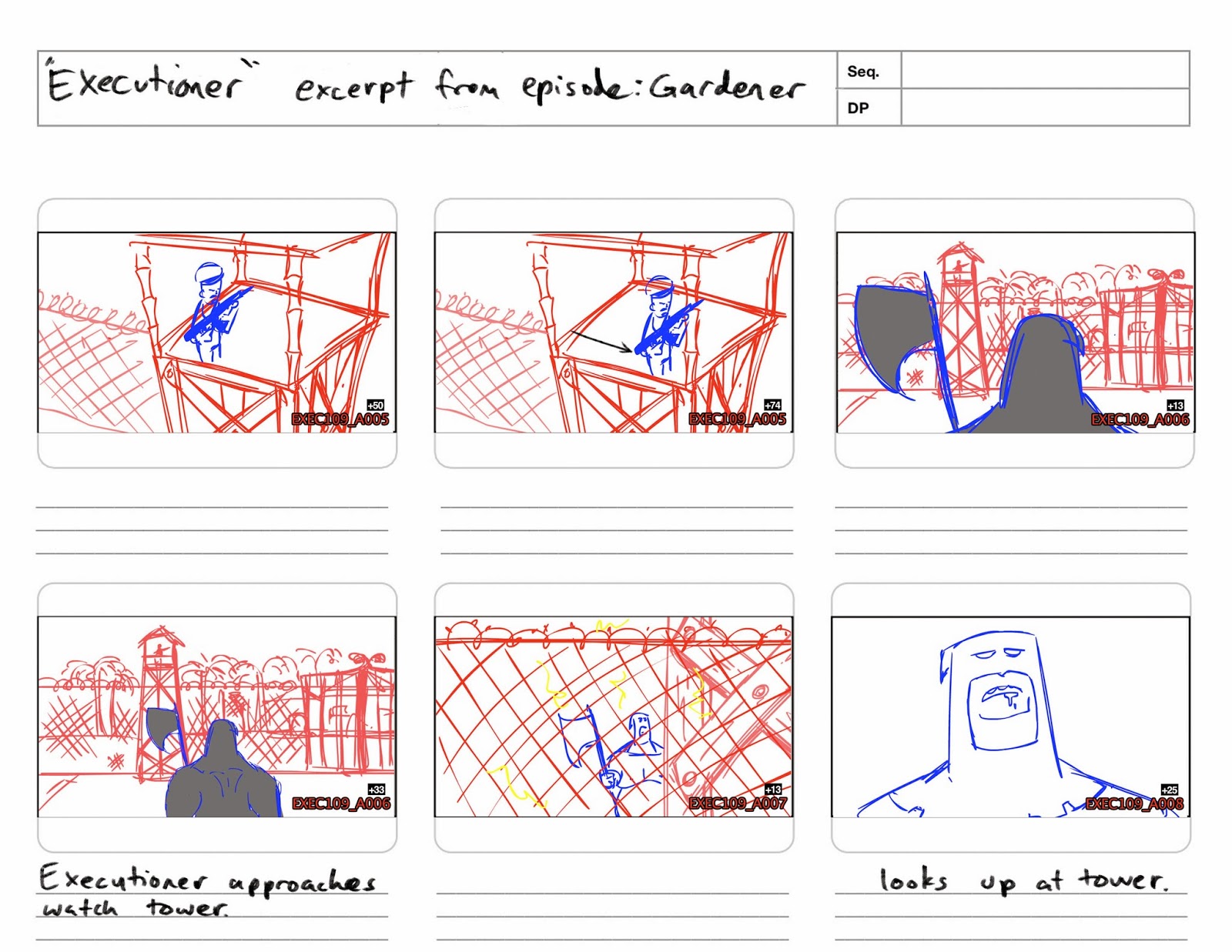Portfolio: Storyboards