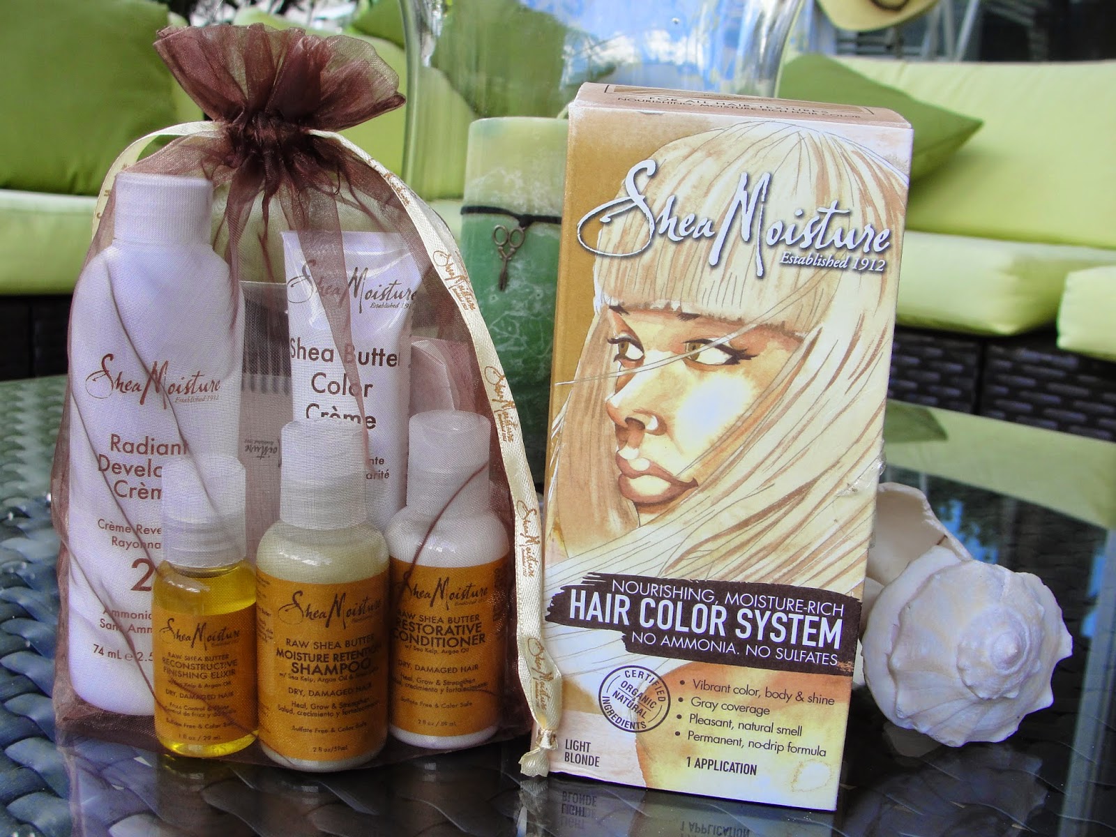 Shea Moisture Hair Color review /Light blonde