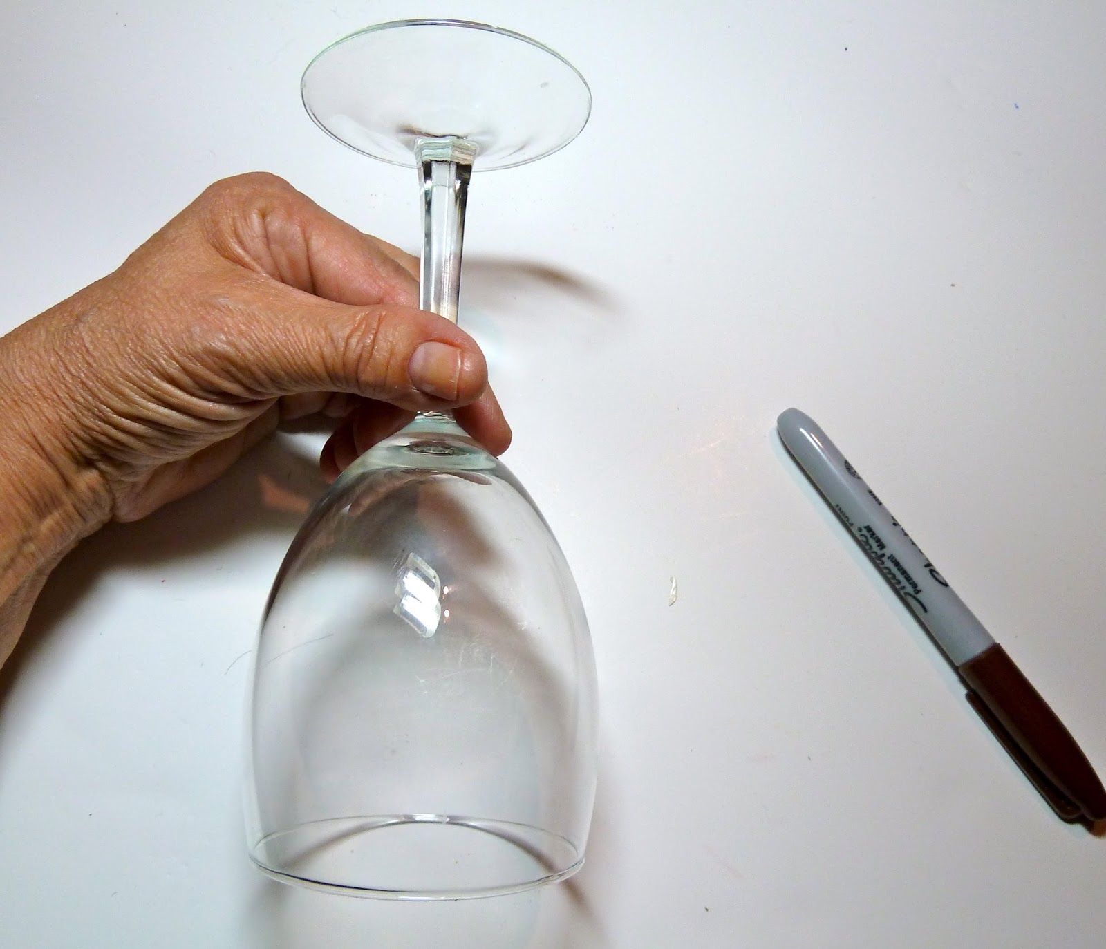 Make it easy crafts: Painted Indian corn wine glass tea light holder ...