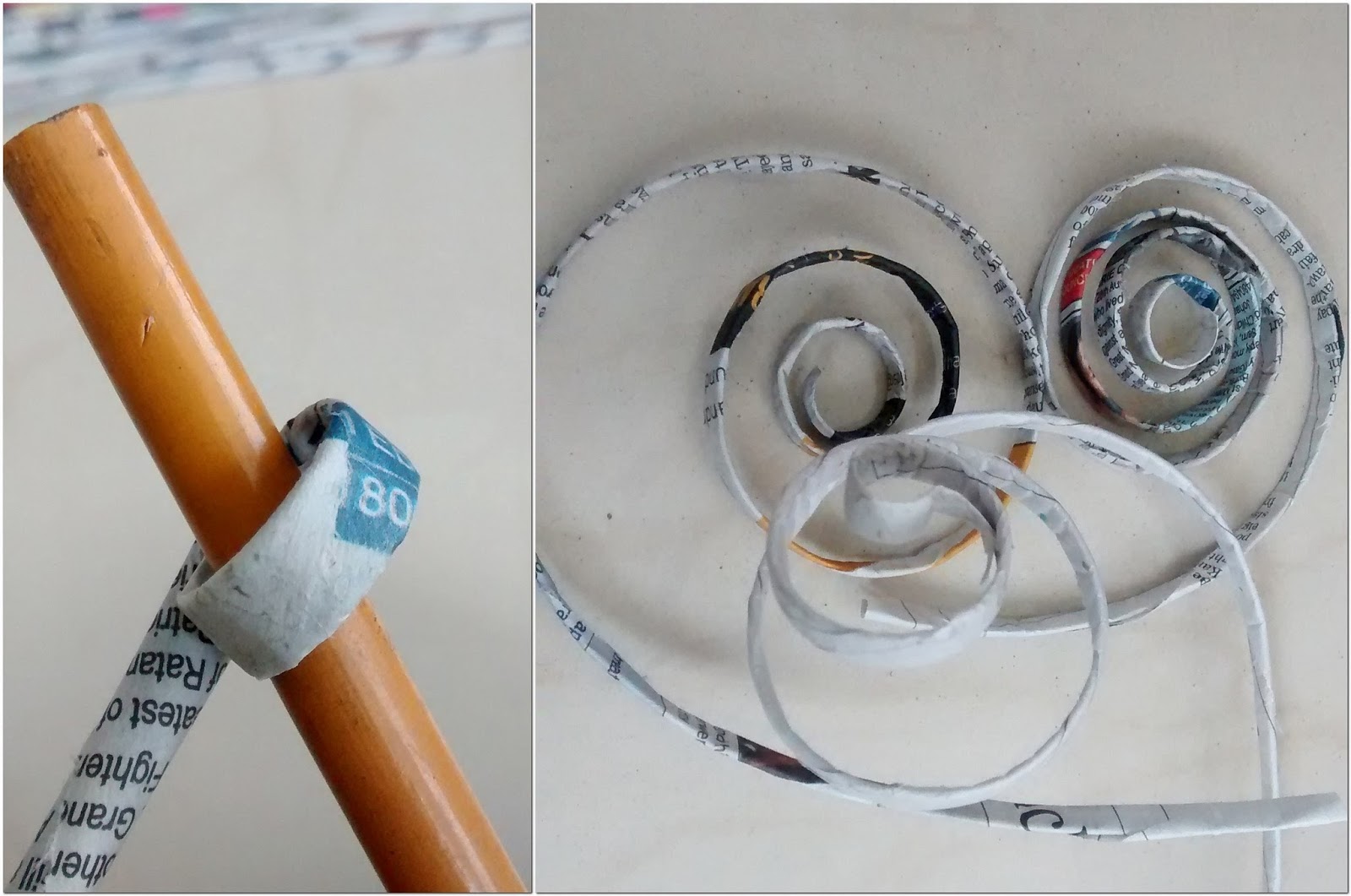 The Sunshine Corner: News Paper Crafts : Paper Bells