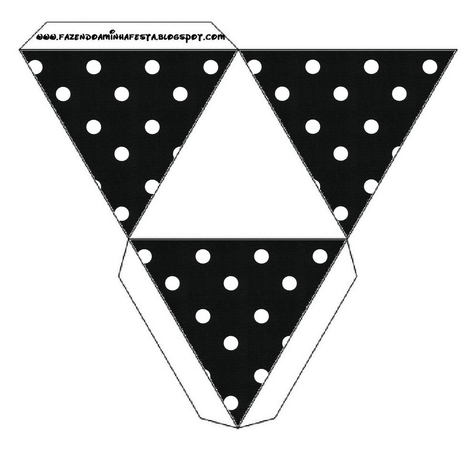 Black with White Polka Dots: Free Printable Boxes for Wedding. | Oh My ...