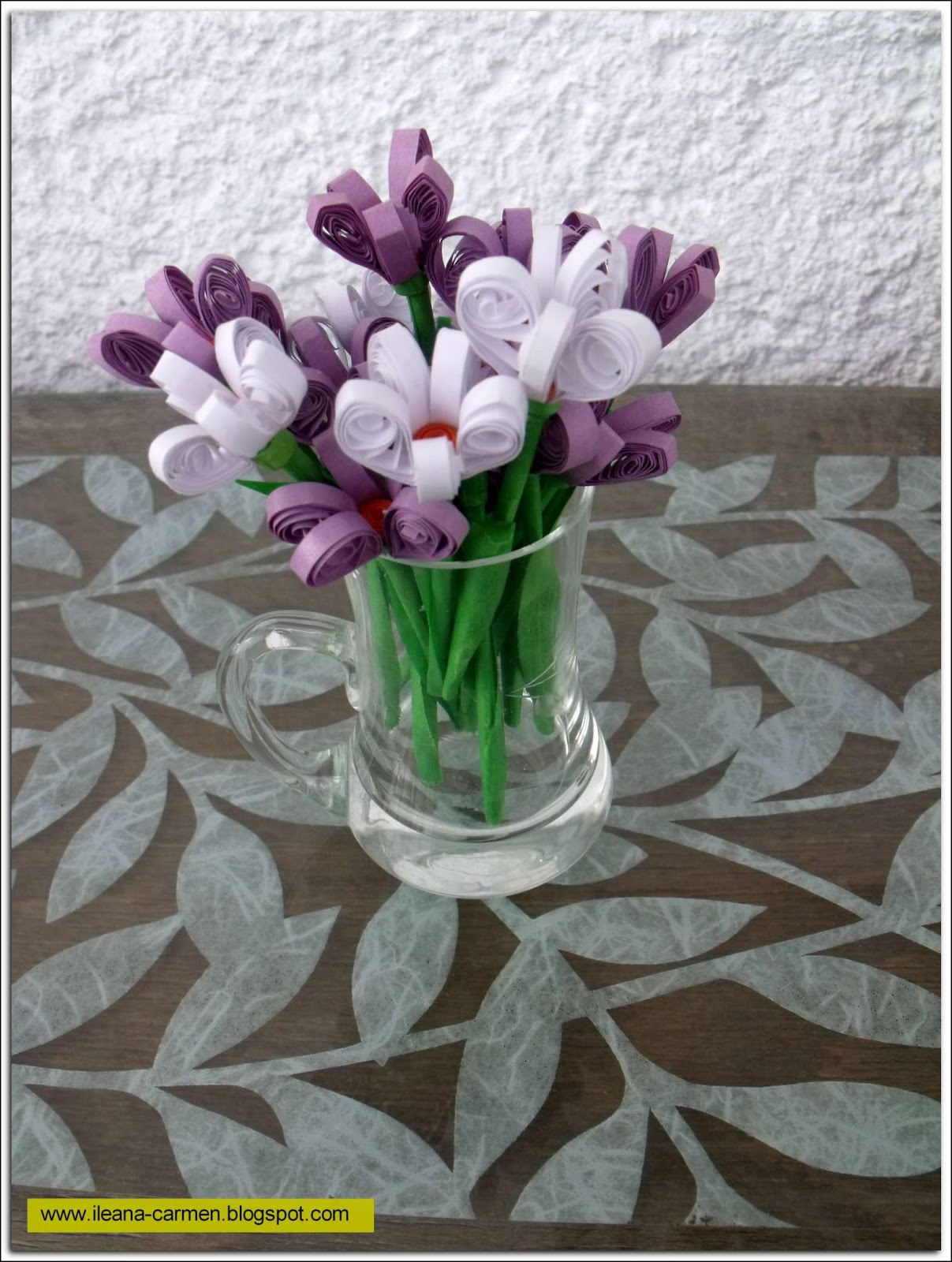 hobbies: TUTORIAL - 3d Crocuses Made by Quilling Method