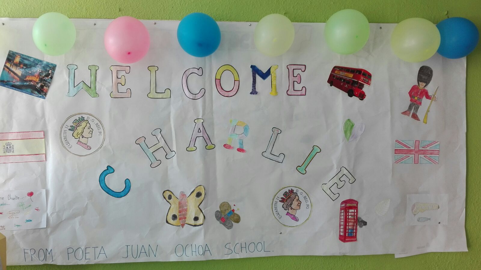 CP POETA JUAN OCHOA: WELCOME CHARLIE (BIENVENIDA CHARLIE)
