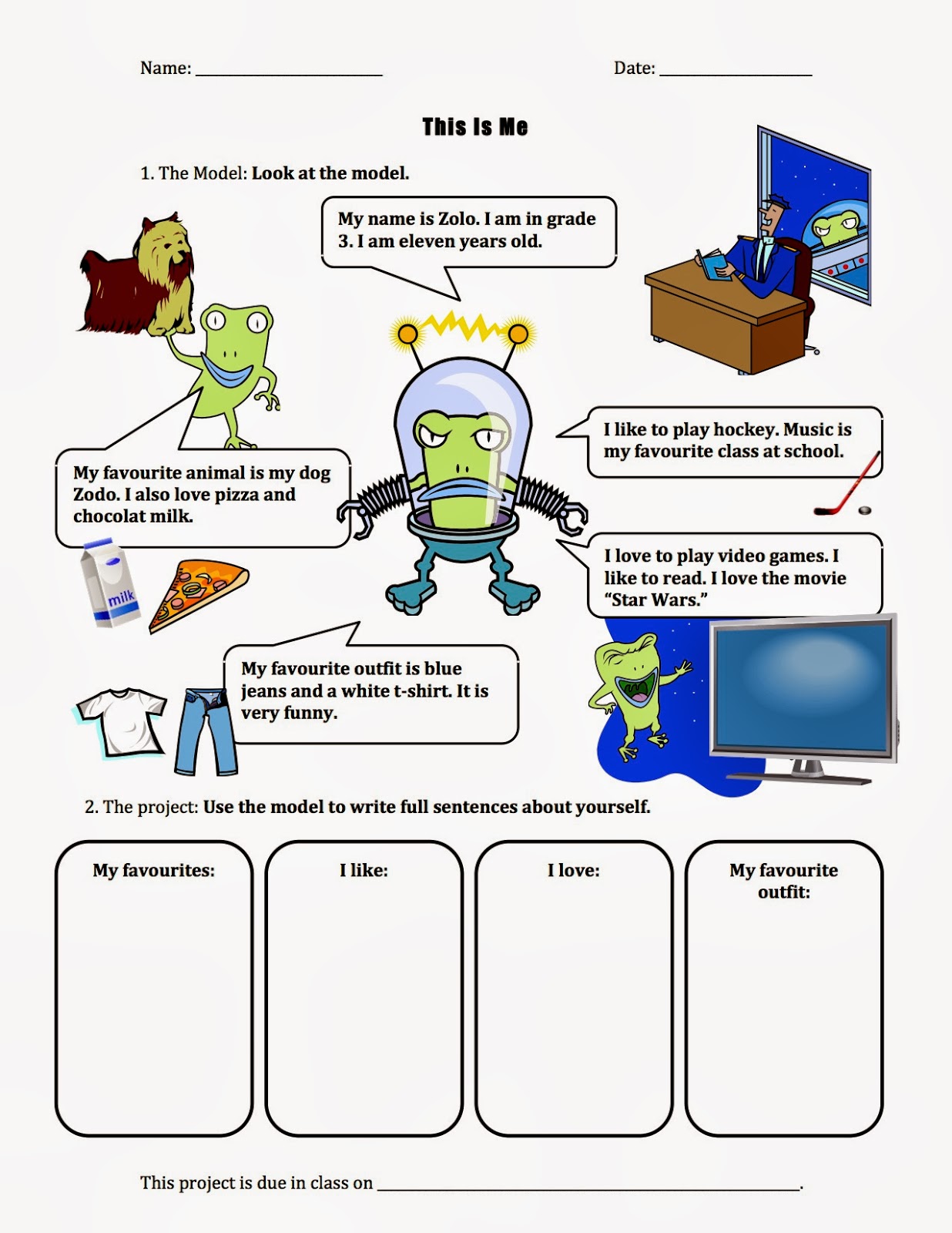 English Corner: Project: This Is Me