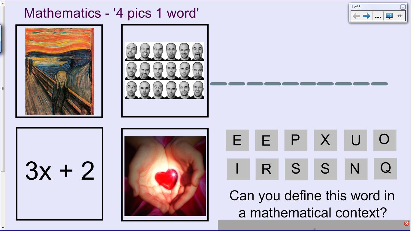 Tutorial Matematik ( Math Tutorial): Mathematics 4 pics 1 word - 'Intro ...