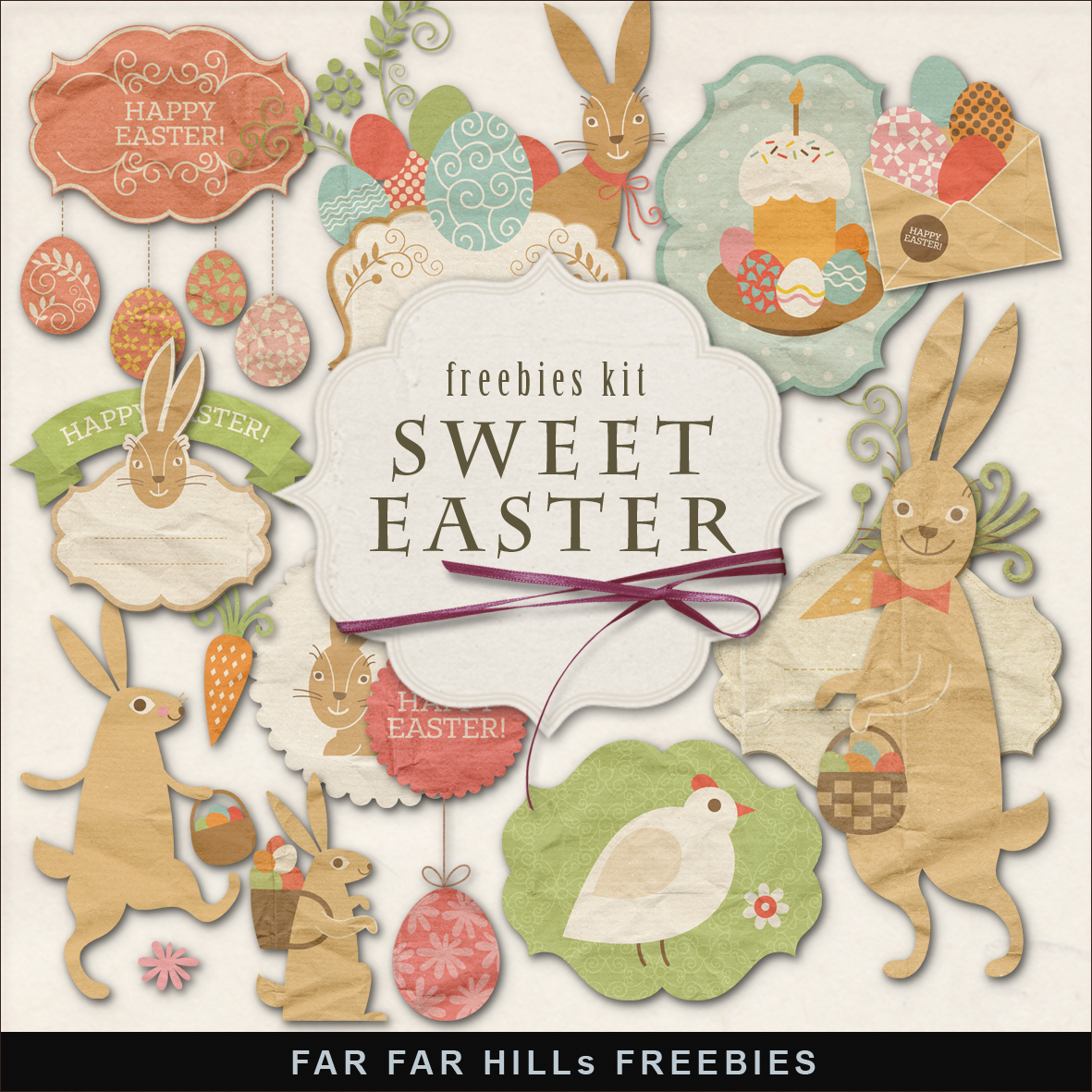 New Freebies Easter Kit:Far Far Hill - Free database of digital ...
