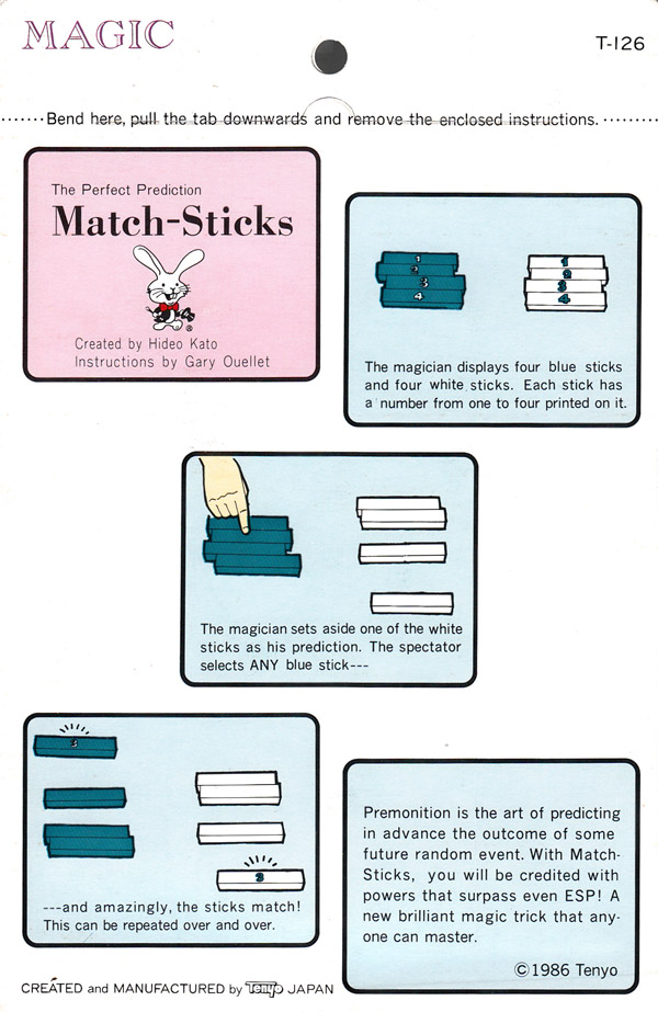 TENYO: Tenyo T-126 Match-Sticks