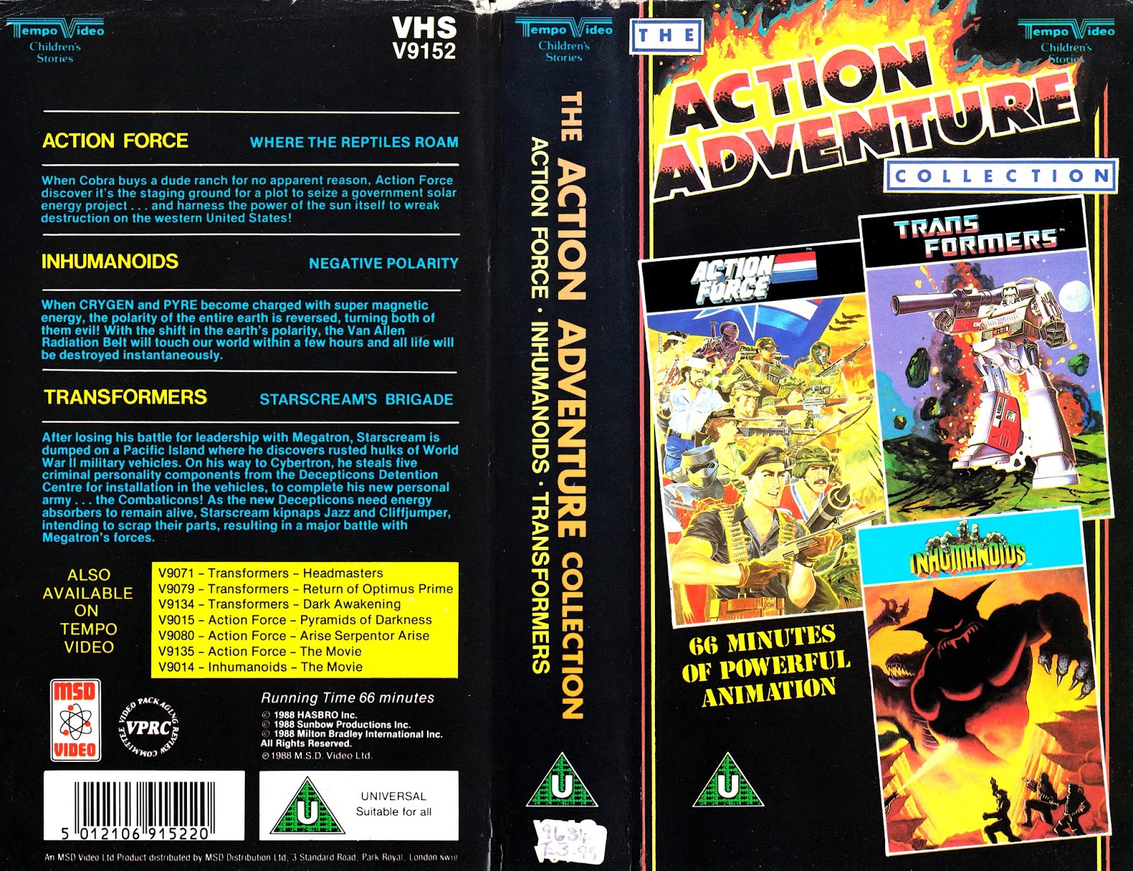 STARLOGGED - GEEK MEDIA AGAIN: 1988: THE ACTION ADVENTURE COLLECTION ...