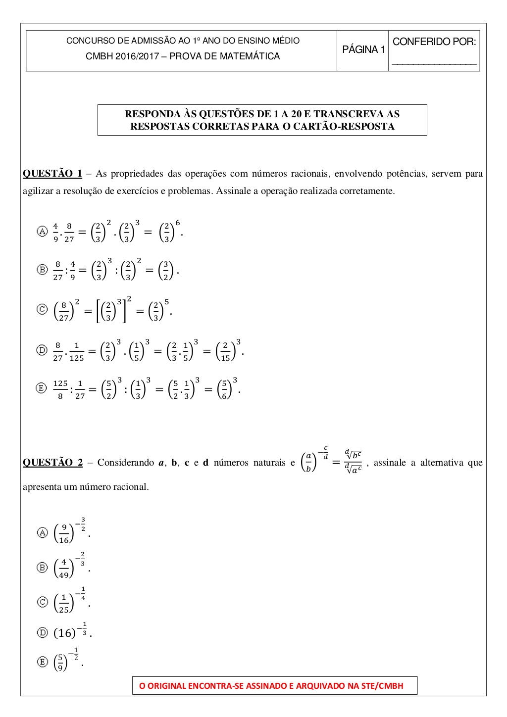 Gabarito Prova Parana 2022 2 Ano Ensino Medio - EDUCA