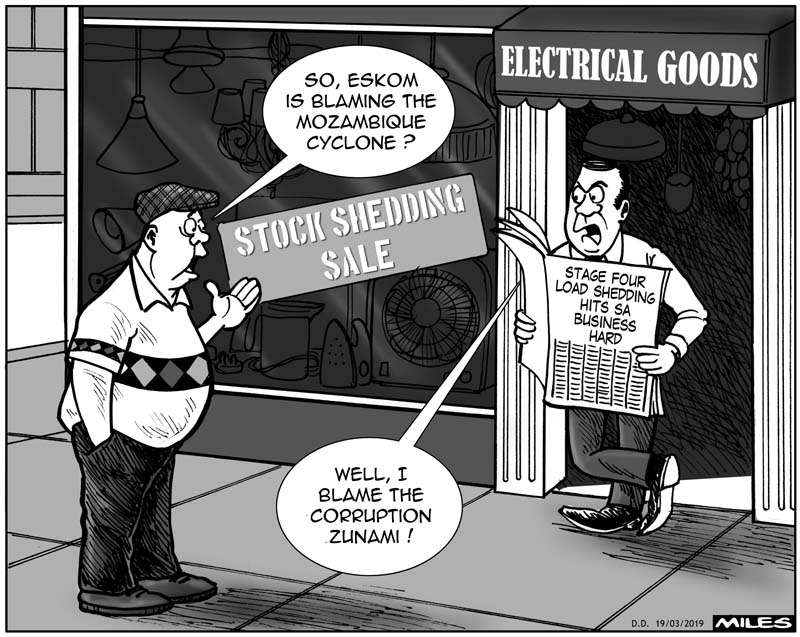 Cartoons by Miles: Economic blackout