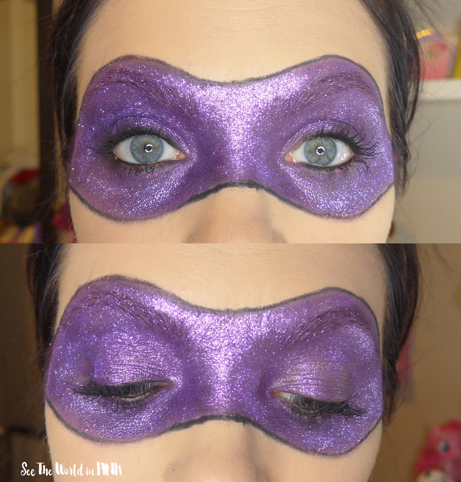 Halloween Makeup - TNMT Ninja Turtle Donatello Makeup! | See the World ...