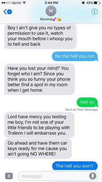 See how this mother got revenge on her teen son after he sent her ...