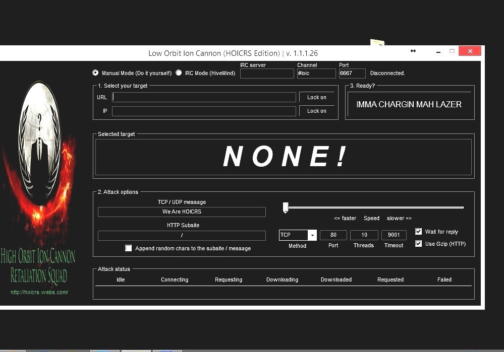 Low Orbit Ion Cannon - Cannon Tools
