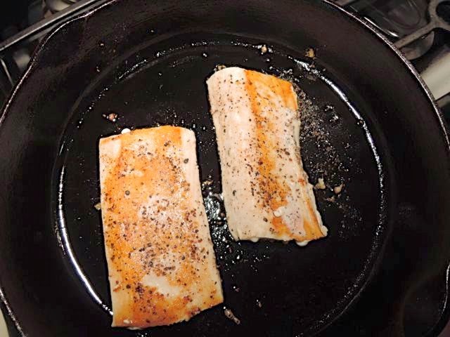 The Briny Lemon: Pan-Seared Wahoo with Tomato-Avocado Relish