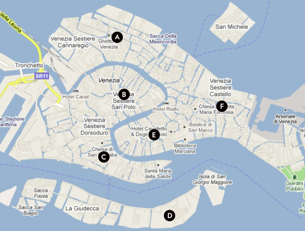 Venice, our Historical and Cultural Paradise : Maps of Venice