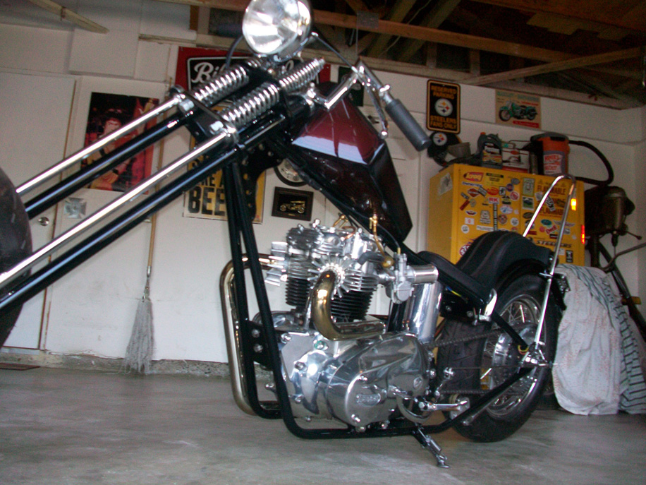 The Shiny Side: Custom Chopper for sale