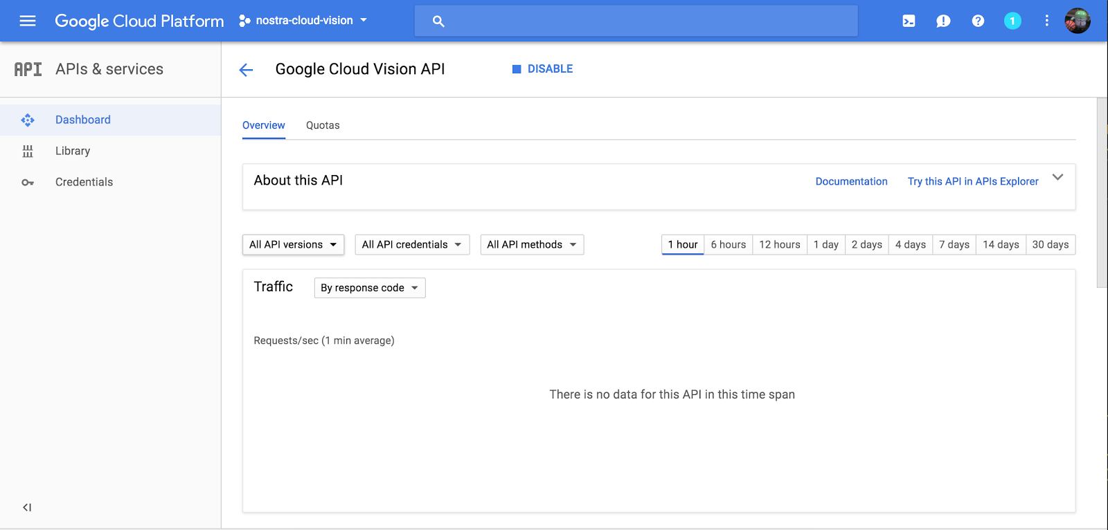 Nostra Technology: Google Cloud Vision API