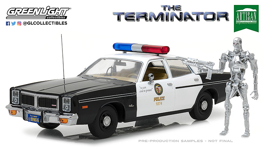 GreenLight Die Cast has a few Terminator cars planned... here is one ...